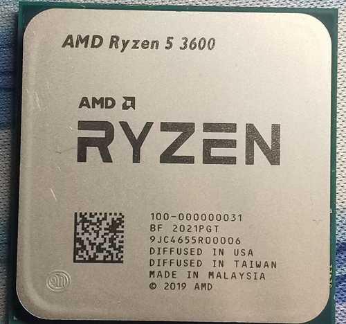 Процессор Ryzen 5 3600