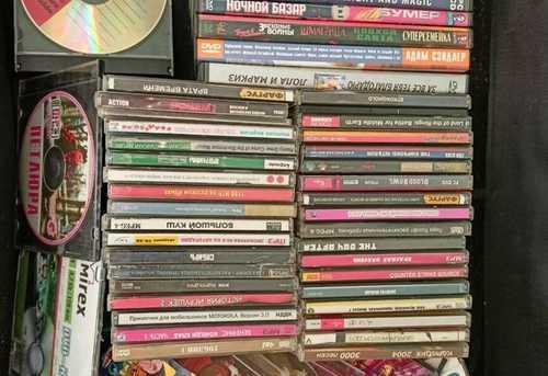 CD диски много