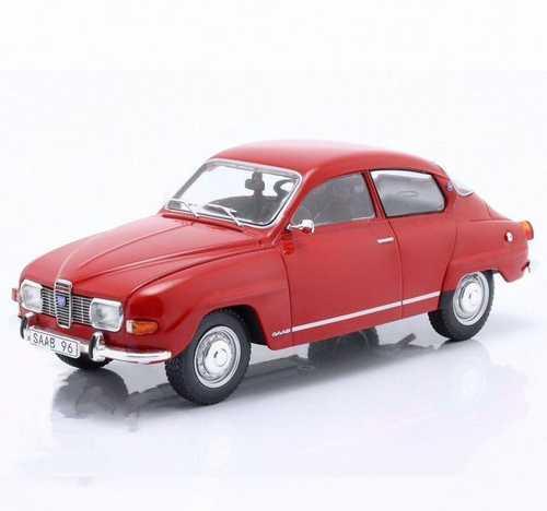 1:24 Масштабная модель saab 96 V4 1970 Red