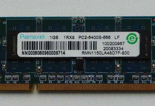Модуль SoDimm 1Gb Ramaxel RMN1150LA48D7F-800