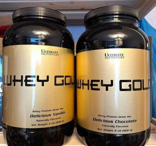 Протеин Ultimate Nutrition Whey Gold, 908 г