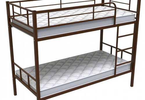 Двухъярусная кровать металлическая