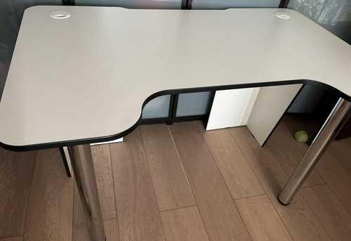 Компьютерный стол белый 120 см