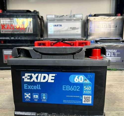 Аккумулятор Exide 60 Ah 540 A С гарантией