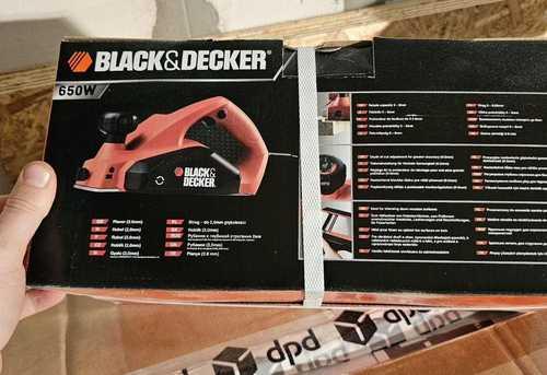 Сетевой электрорубанок black+decker KW712