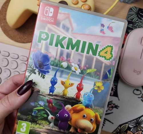 Коробка от игры Pikmin 4