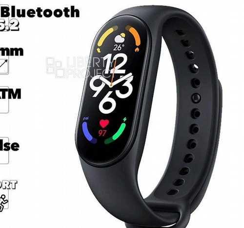 Фитнес-браслет Xiaomi Mi Band 7 (черный)