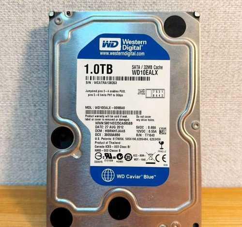 Жесткий диск Western Digital 1tb