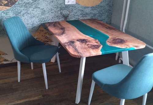 Кухонный стол 'turquoise river W'