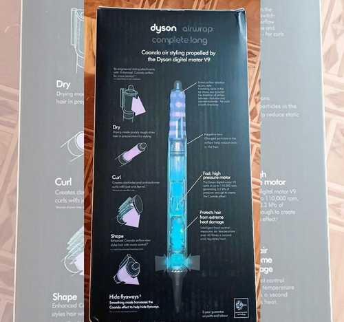 Стайлер dyson airwrap complete long