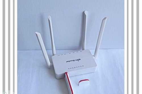 Комплект 4G Интернет в дом модем Olax + роутер ZBT