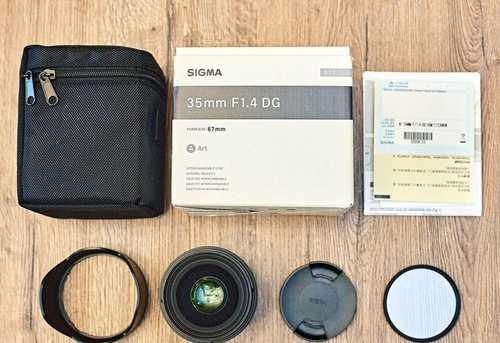 Sigma 35mm 1.4 Art Canon