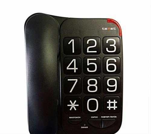 Телефон с большими кнопками Texet TX-201