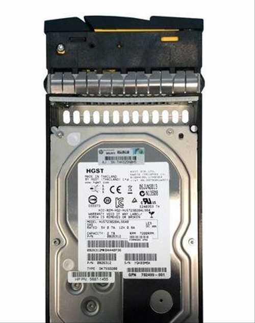 Жесткий диск HP 2TB hmrsk2000gbas07K QR499A SAS