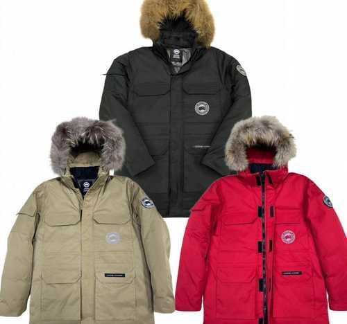 Зимняя куртка Canada Goose с мехом