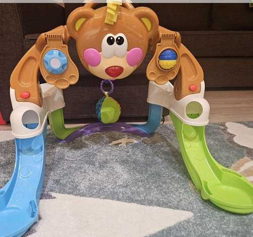 Турник fisher price и горка с шариками