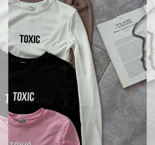 Лонгслив женский "toxic"