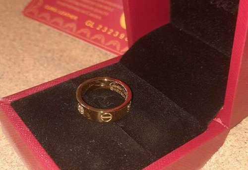 Cartier love кольцо