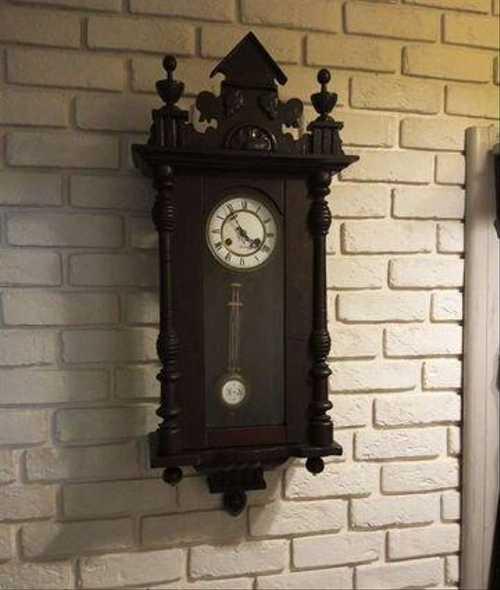 Старинные,настенные часы Юнганс.Германия.19 век