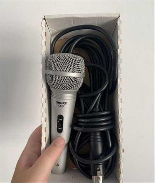 Микрофон shure c607