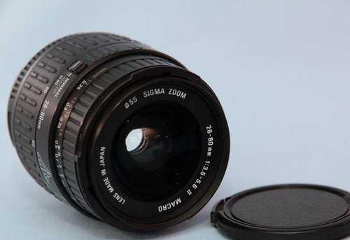 Объектив Sigma (для Nikon ) 28 - 80mm