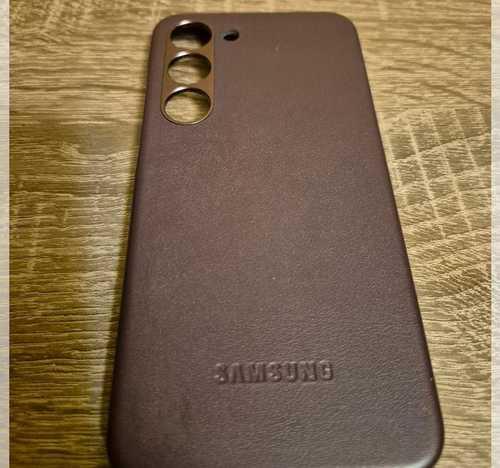 Кожаный чехол samsung galaxy s23