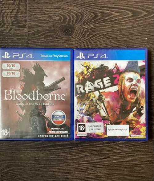 Bloodborne Game of the Year Edition, Rage 2 - PS4