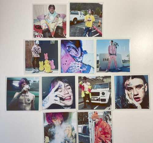 Картинки заламинированные с Лил Пипом Lil Peep