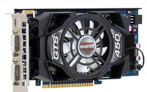 Видеокарта 512Mb GeForce 450 GTS, 128bit PCI-E "