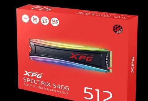 SSD накопитель A-Data S40G RGB AS40G-512GT-C 512gb