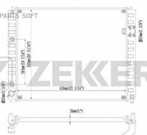 Радиатор охлаждения Инфинити FX (S51) 08