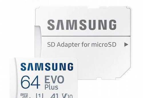 Карта памяти microSD Samsung EVO Plus 64Gb, ориг