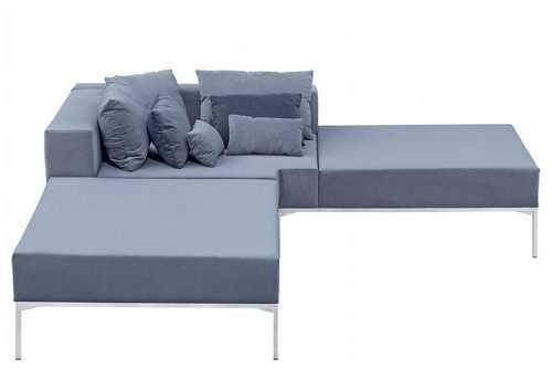 Модульный серый диван Benson короткий
