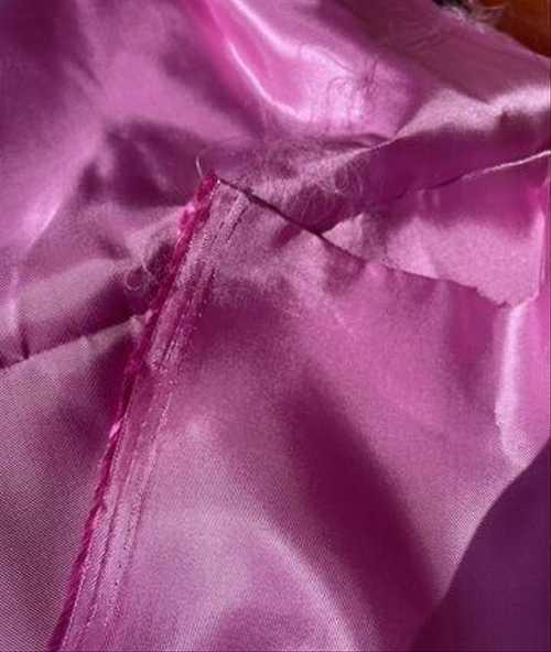 Ткань подкладочная розовая 3м