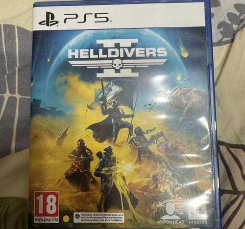 Helldivers 2 ps5 диск