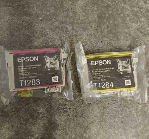 Картриджи epson T1283 T1284