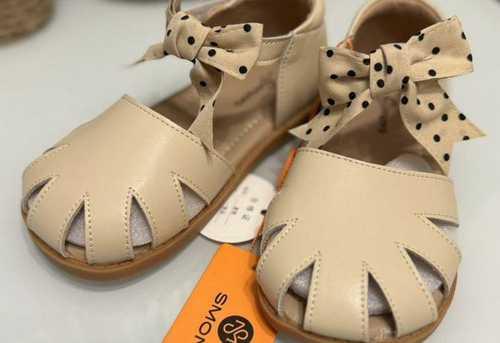 Детские летние сандалии туфли натуральная кожа