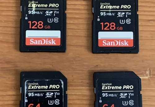 Карта памяти SanDisk sdxc Extreme Pro Class 10 64G