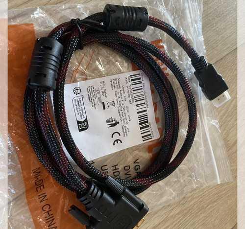 Видеокабель hdmi/DVI, 1.5 м