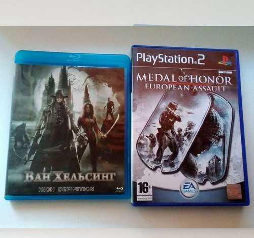 Medal of Honor ps2. Ван Хельсинг Blue Ray disc