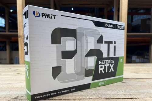Видеокарта palit RTX 3060 Ti dual 8G, новые, рст