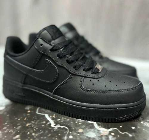 Кроссовки nike air force 1 черные