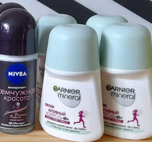 Дезодорант nivea, garnier женский