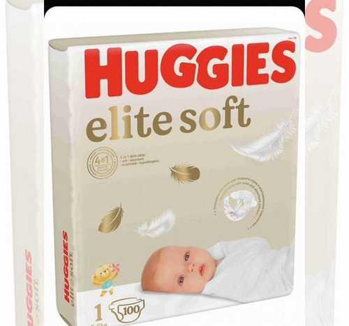 Подгузники huggies elite soft 1