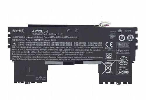 Аккумулятор Acer Aspire S7-191 7.4V 3790mAh 28Wh