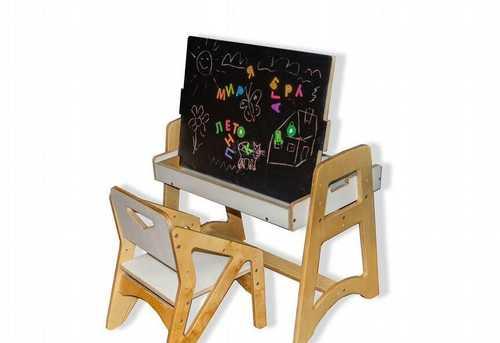 Детский столик и стульчик растущие
