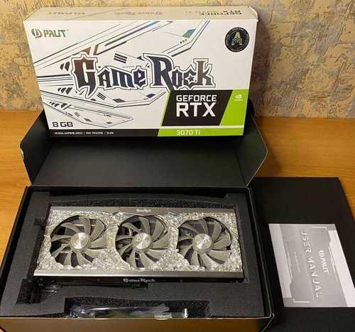 Видеокарта RTX 3070TI gamerock palit