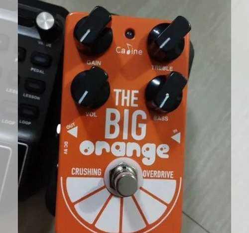 Педаль overdrive caline big orange xotic bb preamp