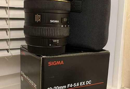 Объектив sigma 10-20mm f4-5.6