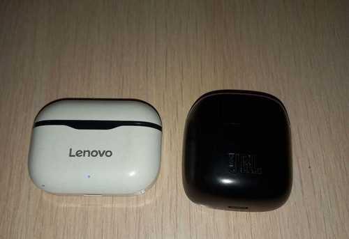 Беспроводные наушники Lenovo и JBL